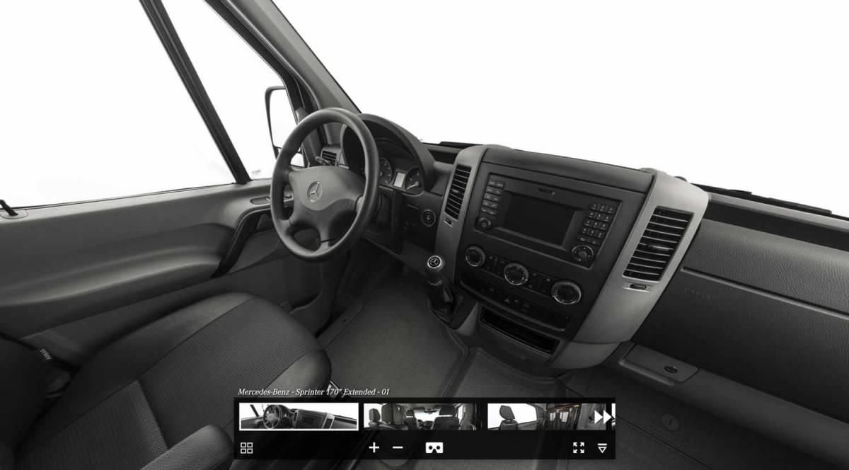 Mercedes Benz Sprinter Interior 360 Virtual Tour – Virtual Media 360
